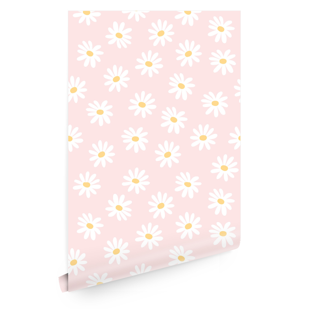 Tapeta stokrotki pastelowe akwarela T0657 (5906688146229) • Cena ...