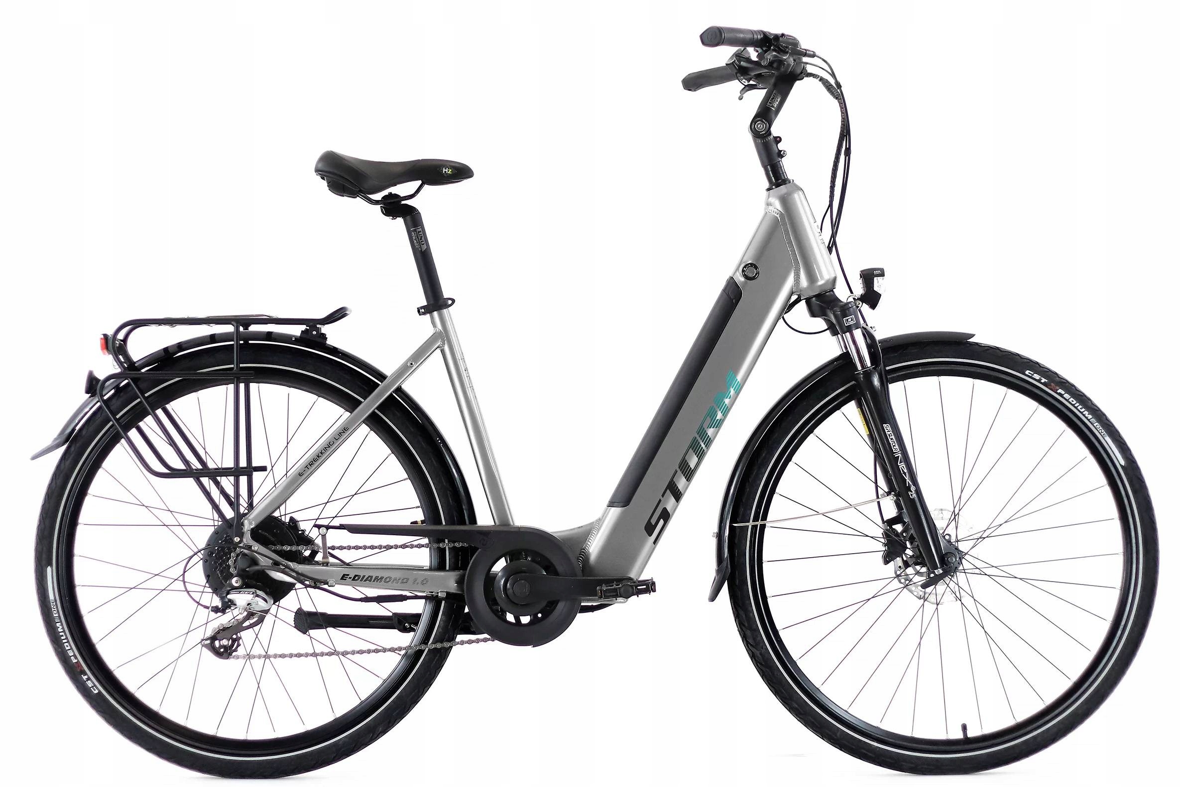 ROWER ELEKTRYCZNY DAMSKI STORM E-DIAMOND DEEP 1.0 HYDRAULICZNE SHIMANO ...