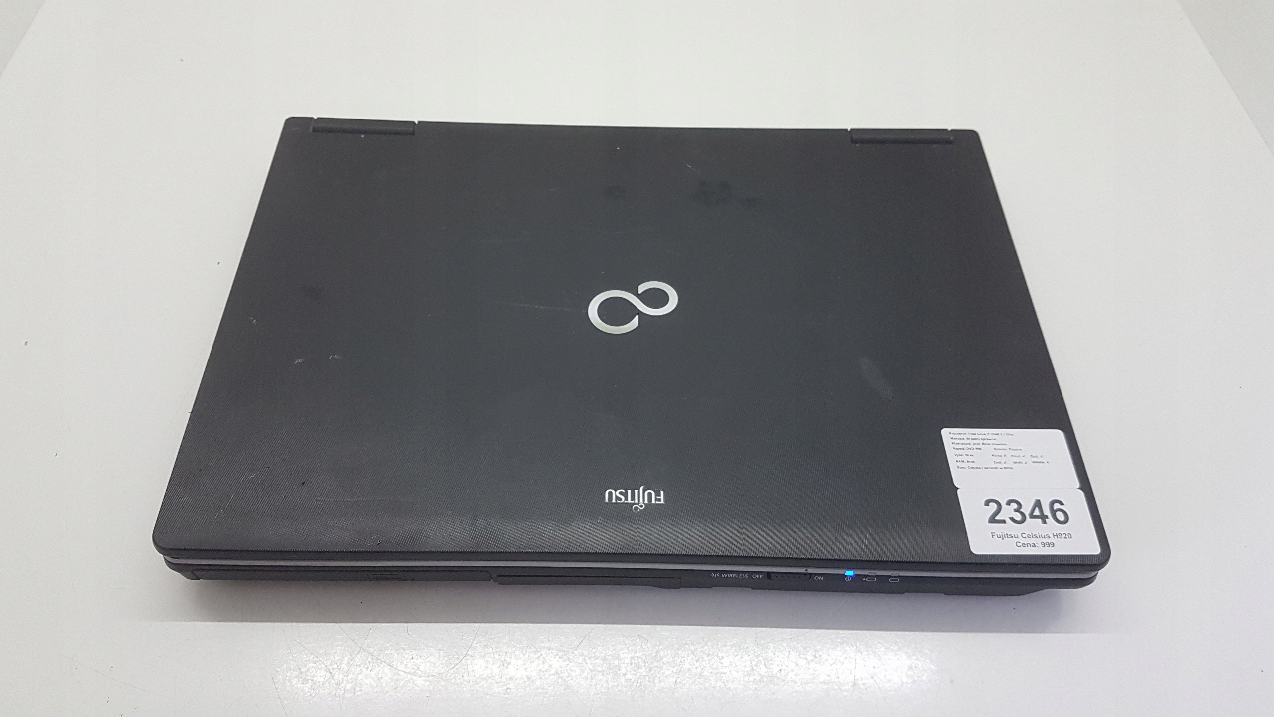 Laptop Fujitsu Celsius H920 (2346) - Sklep, Opinie, Cena w Allegro