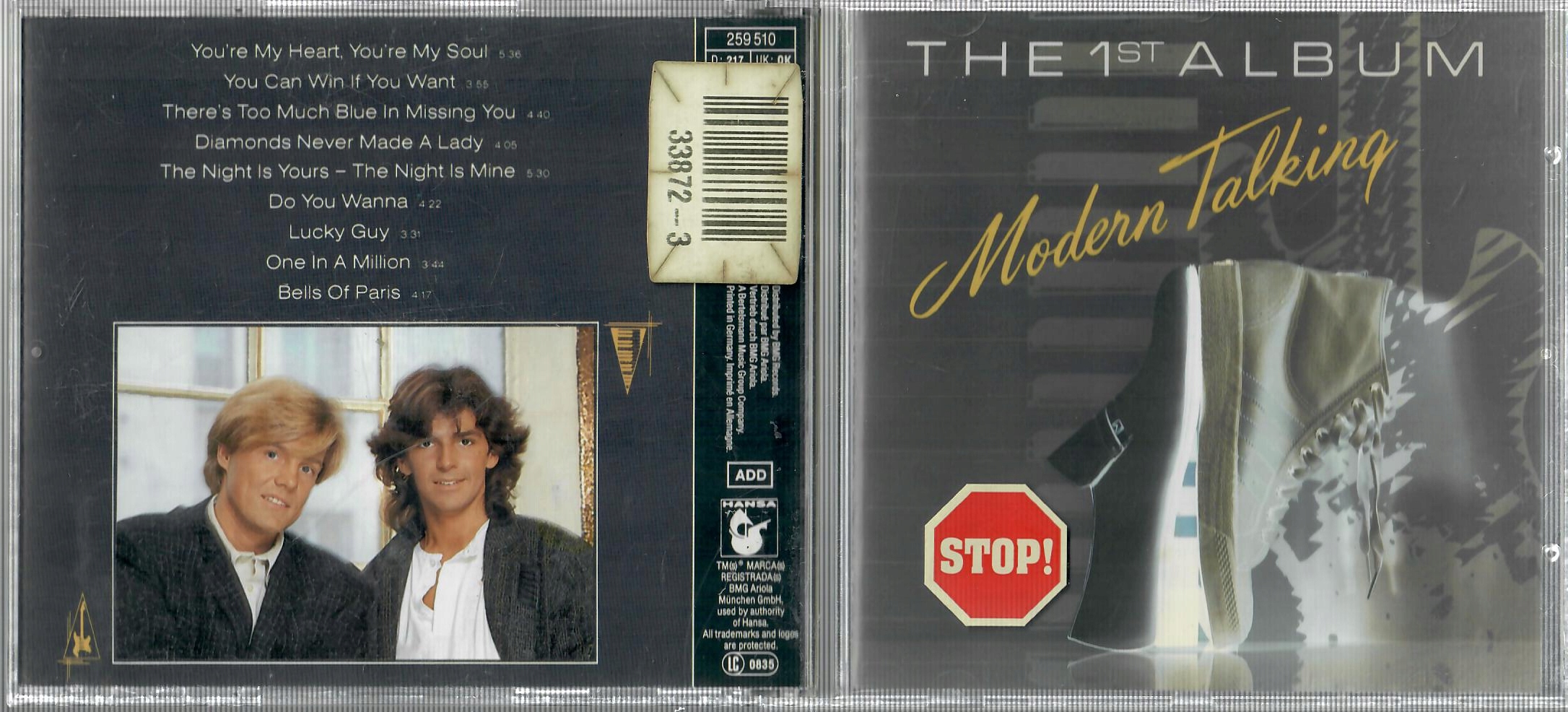 Modern Talking - The 1st CD Album Do You Wanna, You're My Heart My Soul ...
