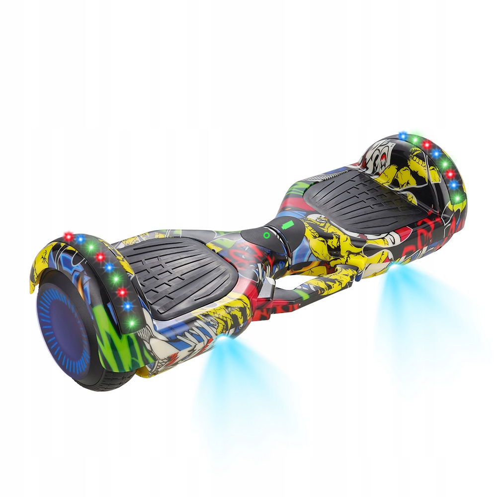 Deskorolka elektryczna LED hoverboard BLUETOOTH + GŁOŚNIK - Bateria 4 ...