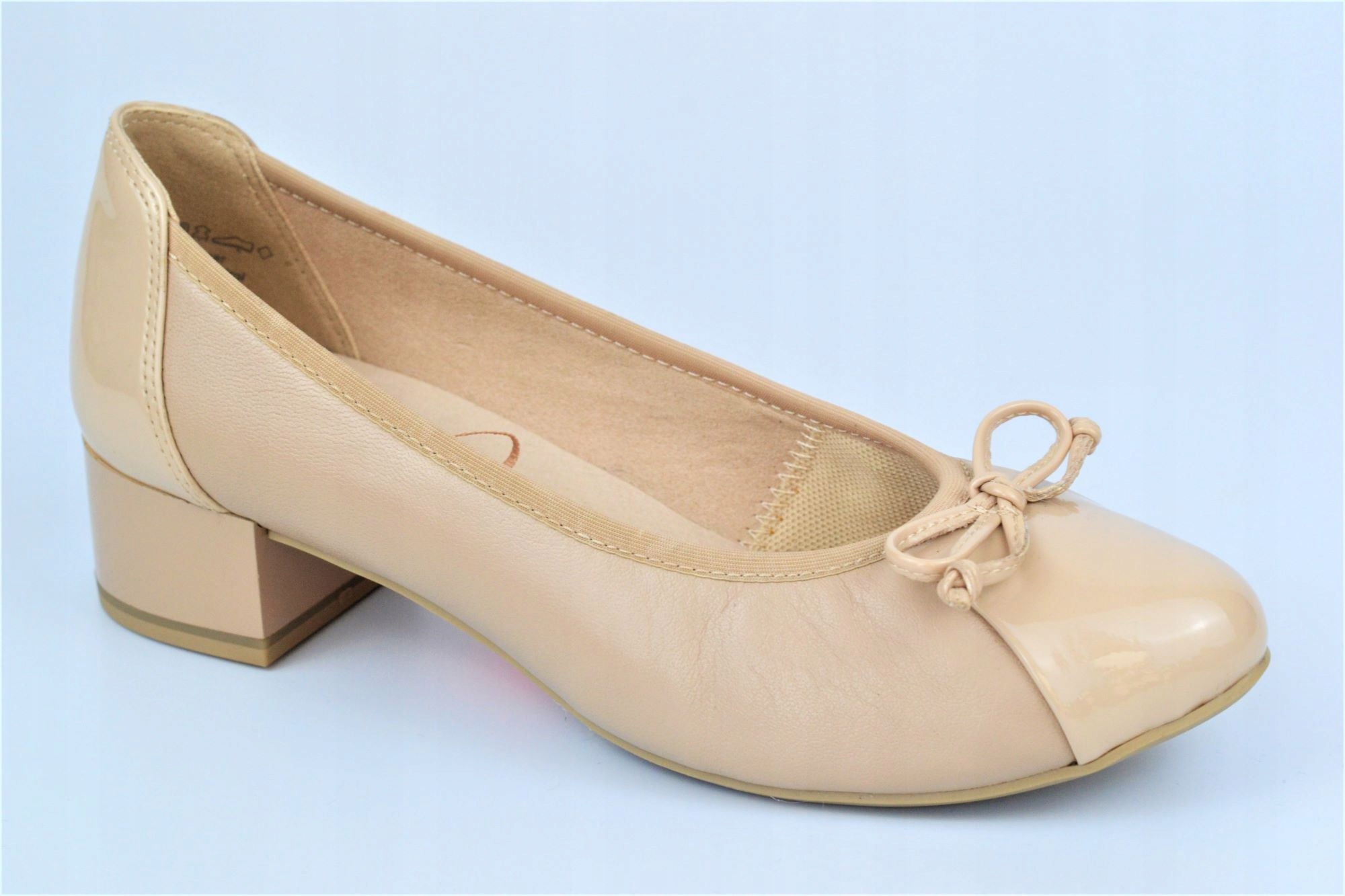 CAPRICE 22300-20 CZÓŁENKA BEŻOWE TĘGOŚĆ H R.40 • Cena, Opinie • Czółenka 13857142149 • Allegro