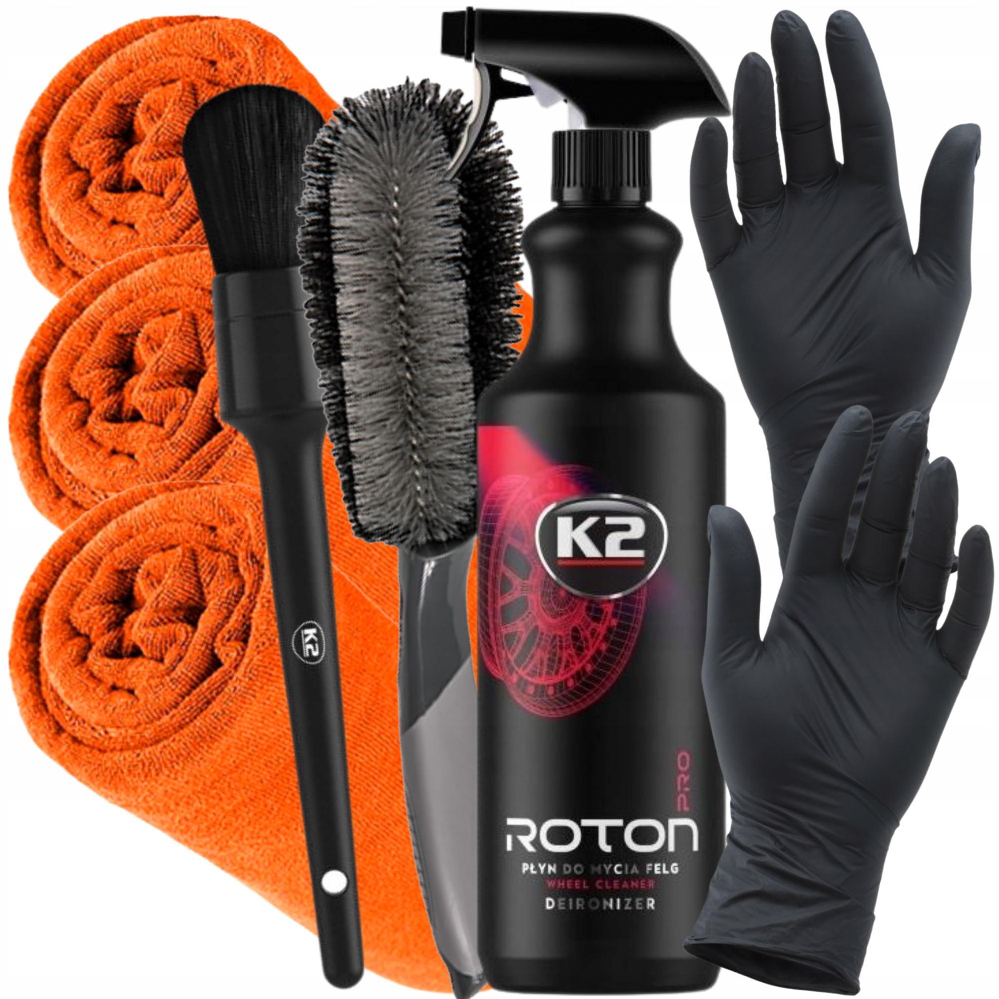 K2 Roton PRO Deironizer 1L - ZESTAW DO CZYSZCZENIA FELG płyn do mycia ... K2 Roton PRO Deironizer 1L - ZESTAW DO CZYSZCZENIA FELG płyn do mycia ...