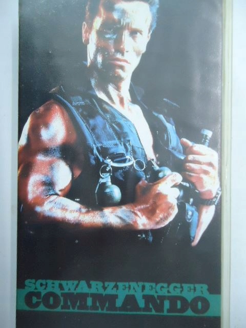Commando Schwarzenegger Vhs - Niska cena na Allegro