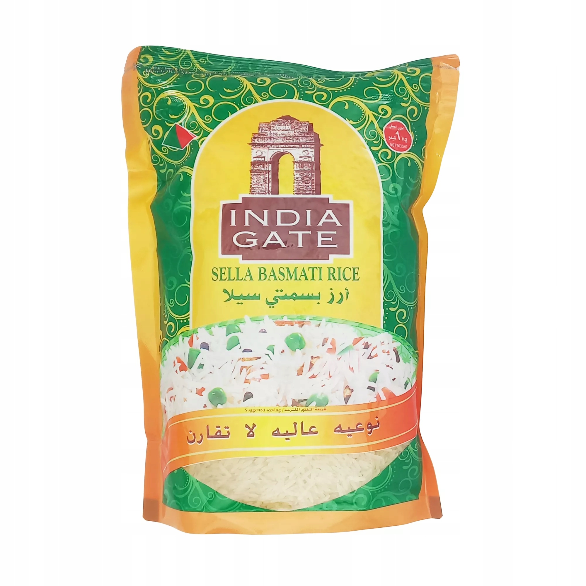 Rýže basmati Sella India Gate 1 kg za 93.00CZK - Allegro