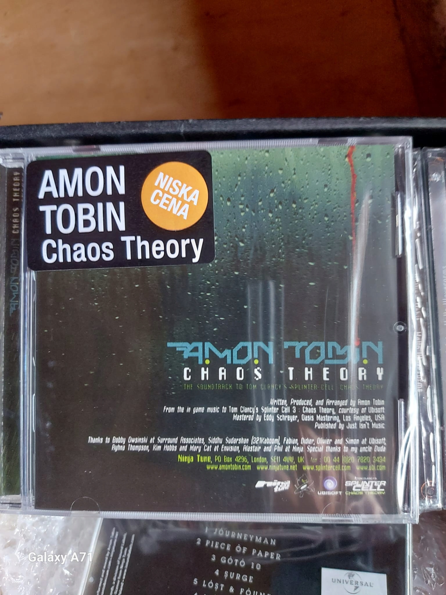 Chaos Theory Amon Tobin CD 18127077939 - Sklepy, Opinie, Ceny w Allegro