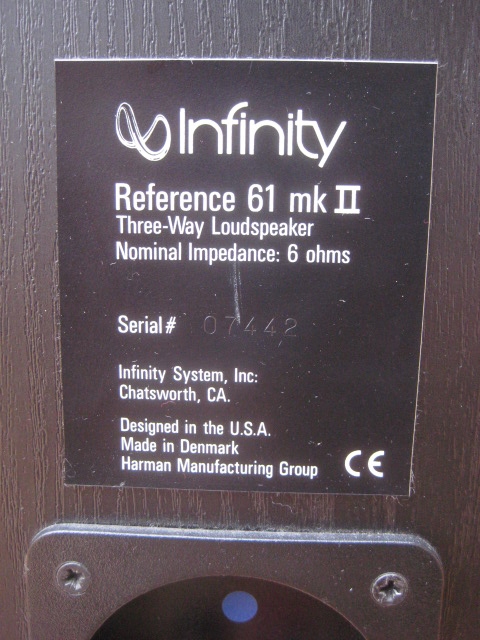 Infinity reference 61 mk II kolumny / głośniki - Sklep, Opinie, Cena w Allegro.pl