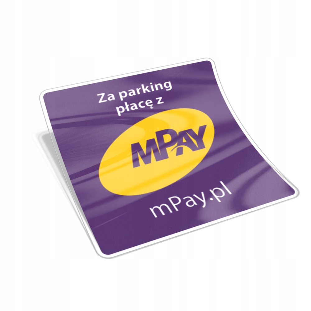 Naklejka PARKING mPay x1 M 5907213553079 za 4.50PLN z Kraków - Allegro ...