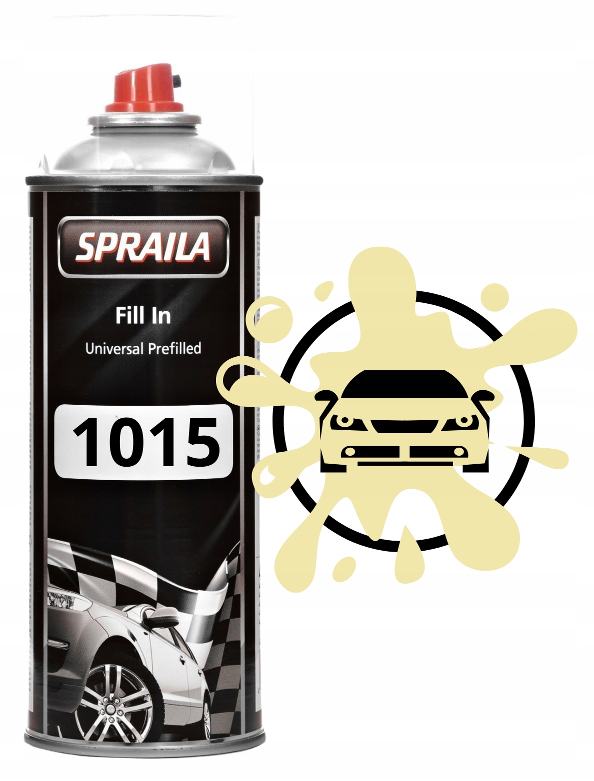 2K AKRYL RAL 1015 POŁYSK KREMOWY BEŻ LAKIER Z UTWARDZACZEM SPRAY 400ML ...
