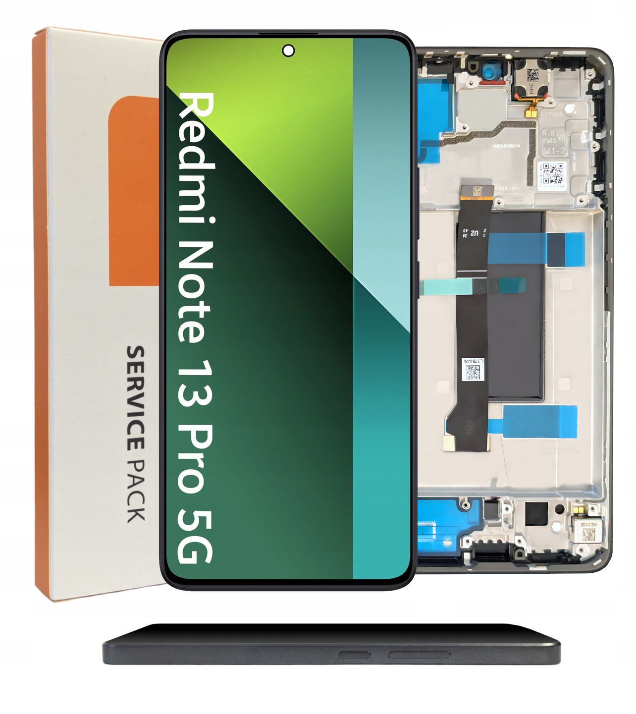 ORIGINÁLNÍ LCD DISPLEJ PRO XIAOMI REDMI NOTE 13 PRO 5G RÁMEČEK ČERNÝ ...