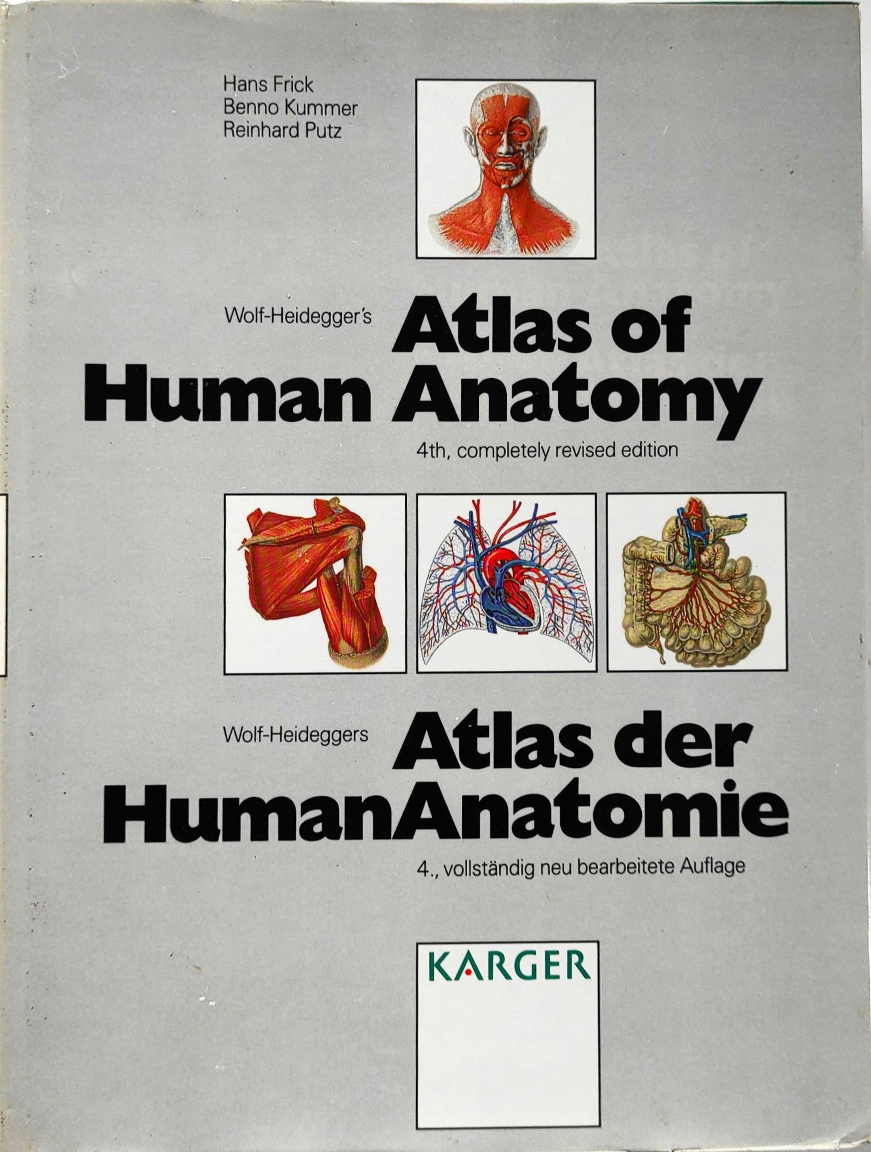 WOLF-HEIDEGGER'S ATLAS OF HUMAN ANATOMY (12657159788) | Książka Allegro