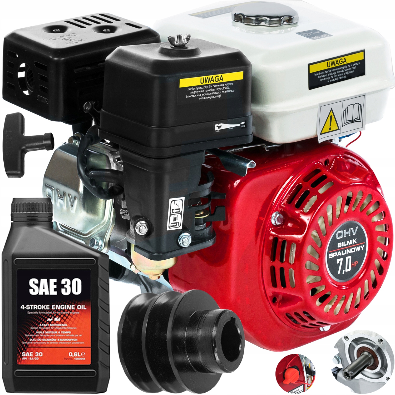 GX160 7HP ZLOŽENIE MOTOROVÁ OLEJOVÁ KLADKA 20MM | KúpSiTo.sk - Tovar z Poľska