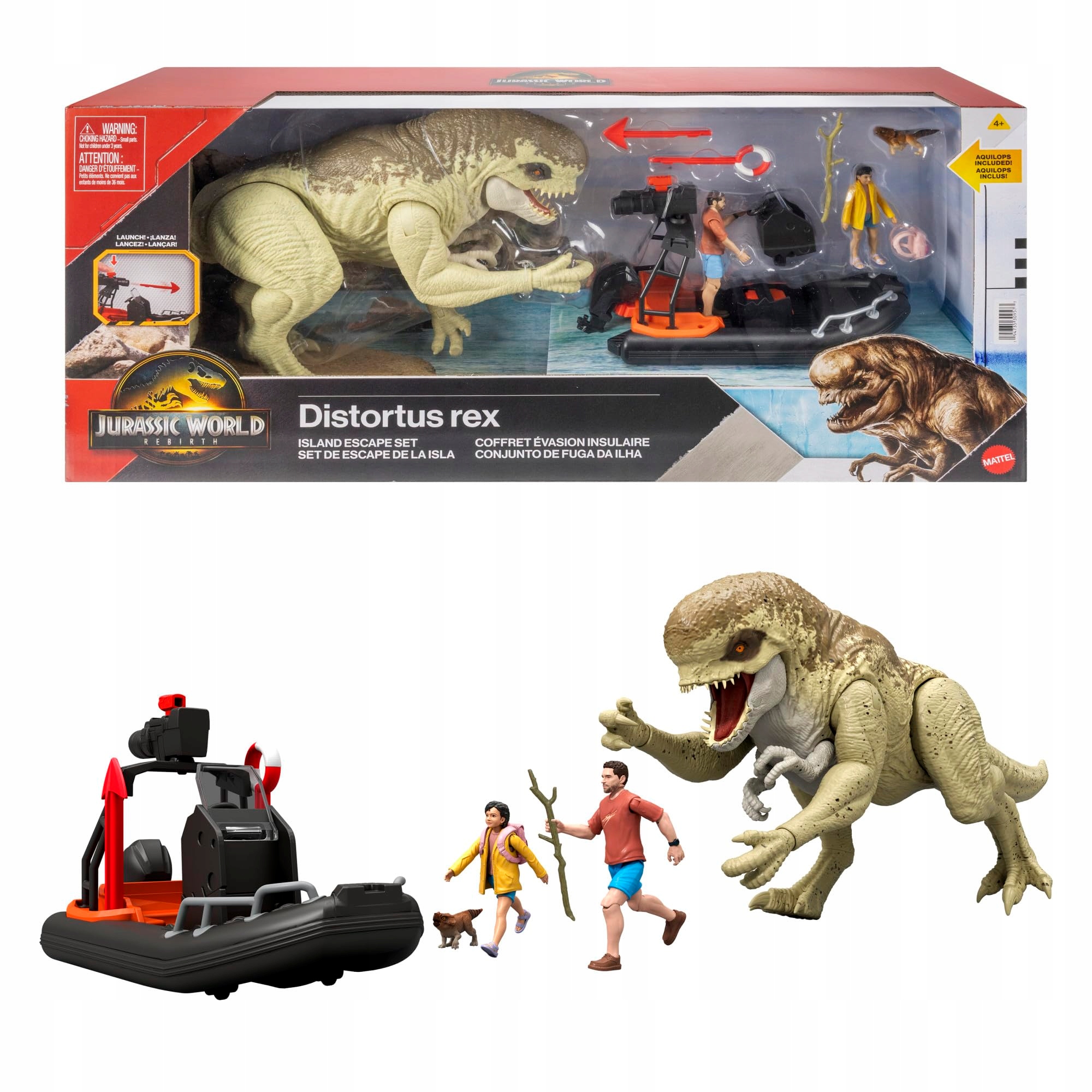 Mattel Jurassic World Rebirth Storypack, Vehicle with Dinosaur & Human Figu (0194735309573 ...