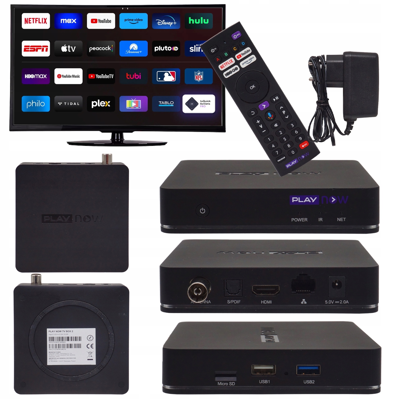 Odtwarzacz multimedialny Play NOW TV BOX 2 16 GB - Sklep, Opinie, Cena w Allegro