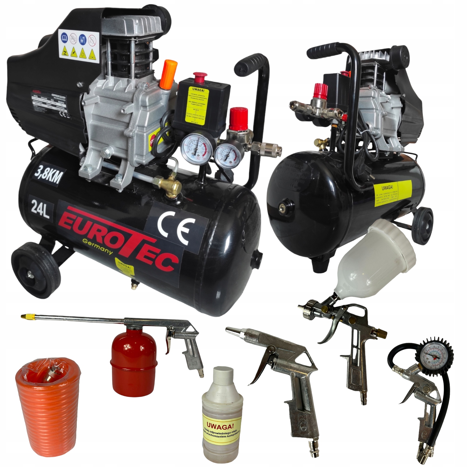 Kompresor Eurotec 24 L - Niska cena na Allegro.pl