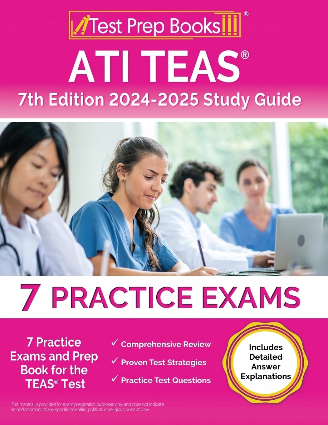 ATI TEAS 7th Edition 2024 2025 Study Guide: 7 Practice Exams and Prep ... ATI TEAS 7th Edition 2024 2025 Study Guide: 7 Practice Exams and Prep ...