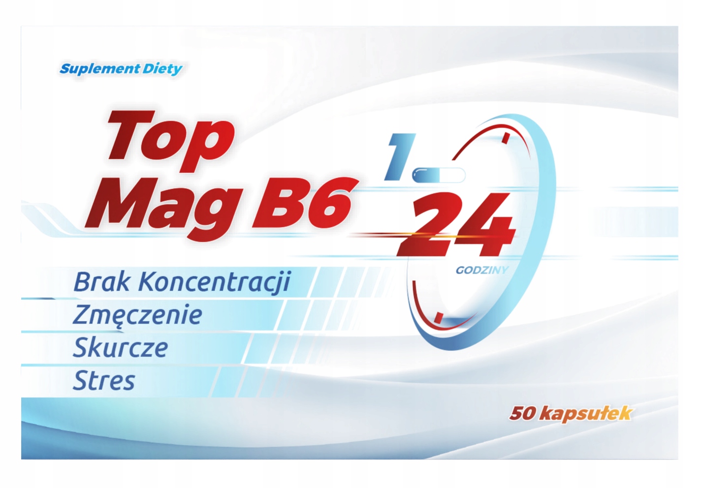 Top Mag mleczan magnezu + vit B6 50 kapsułek (5902488010500) • Cena ...