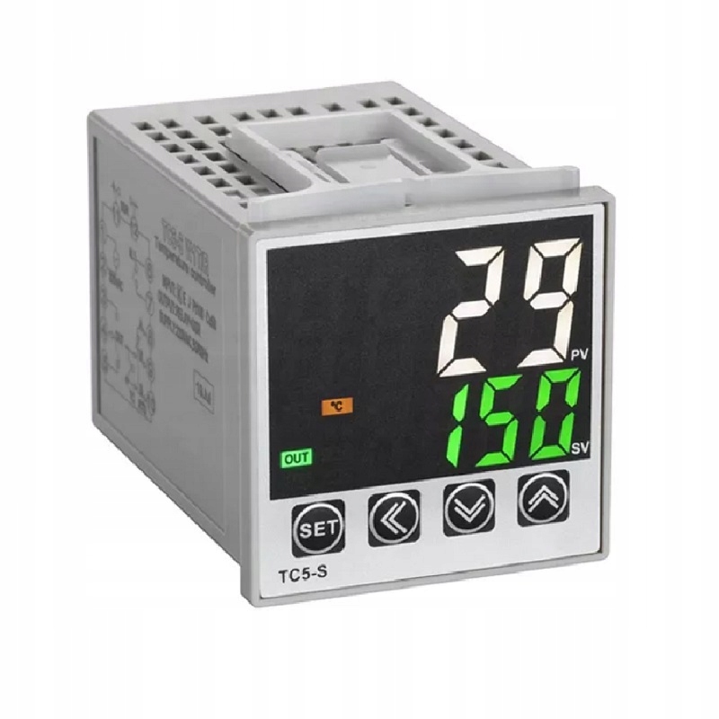 REGULATOR TEMPERATURY TERMOREGULATOR TC5-S W1T/R-2 • Cena, Opinie • Sterowniki i regulatory ...