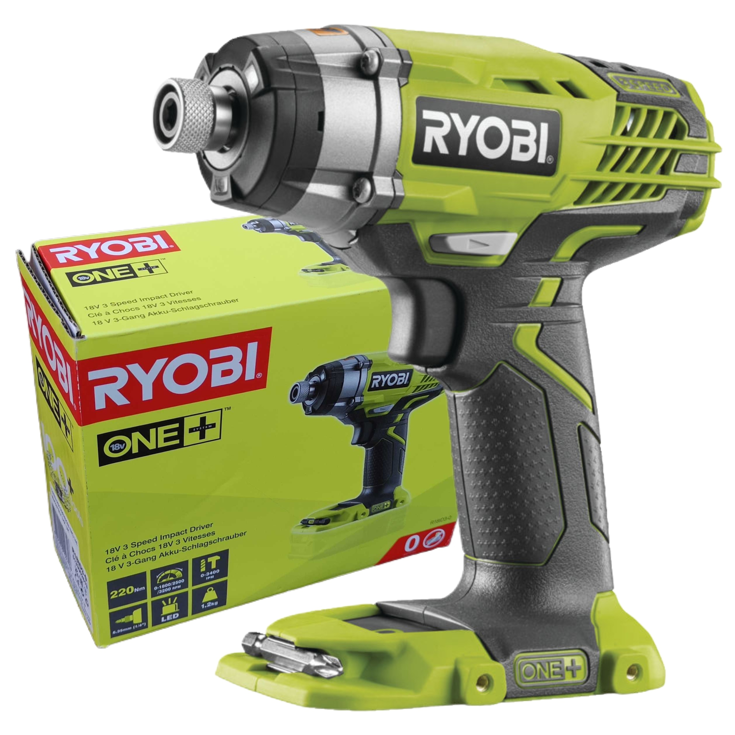 RYOBI IMPACT DRIVER Ударный гайковерт R18ID3-0 купить с доставкой из ...