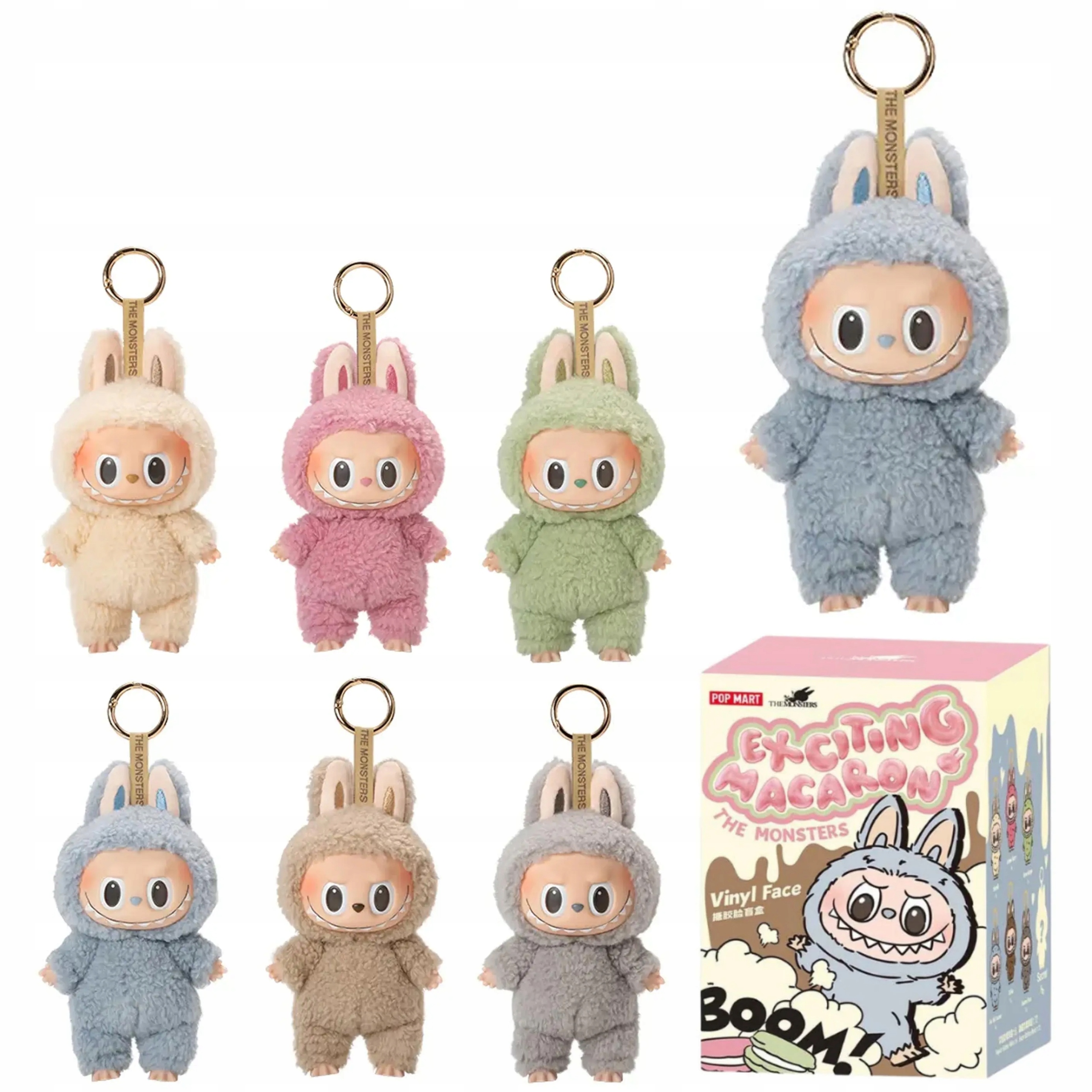 Labubu - The Monsters Tasty Macarons Vinyl Face Brelok ORYGINALNE Pop ...