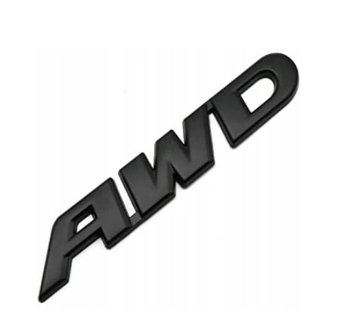 Emblemat znaczek TOYOTA AWD CZARNY 15,5 x 2,4 cm PT413-42193-01 za 75 ...