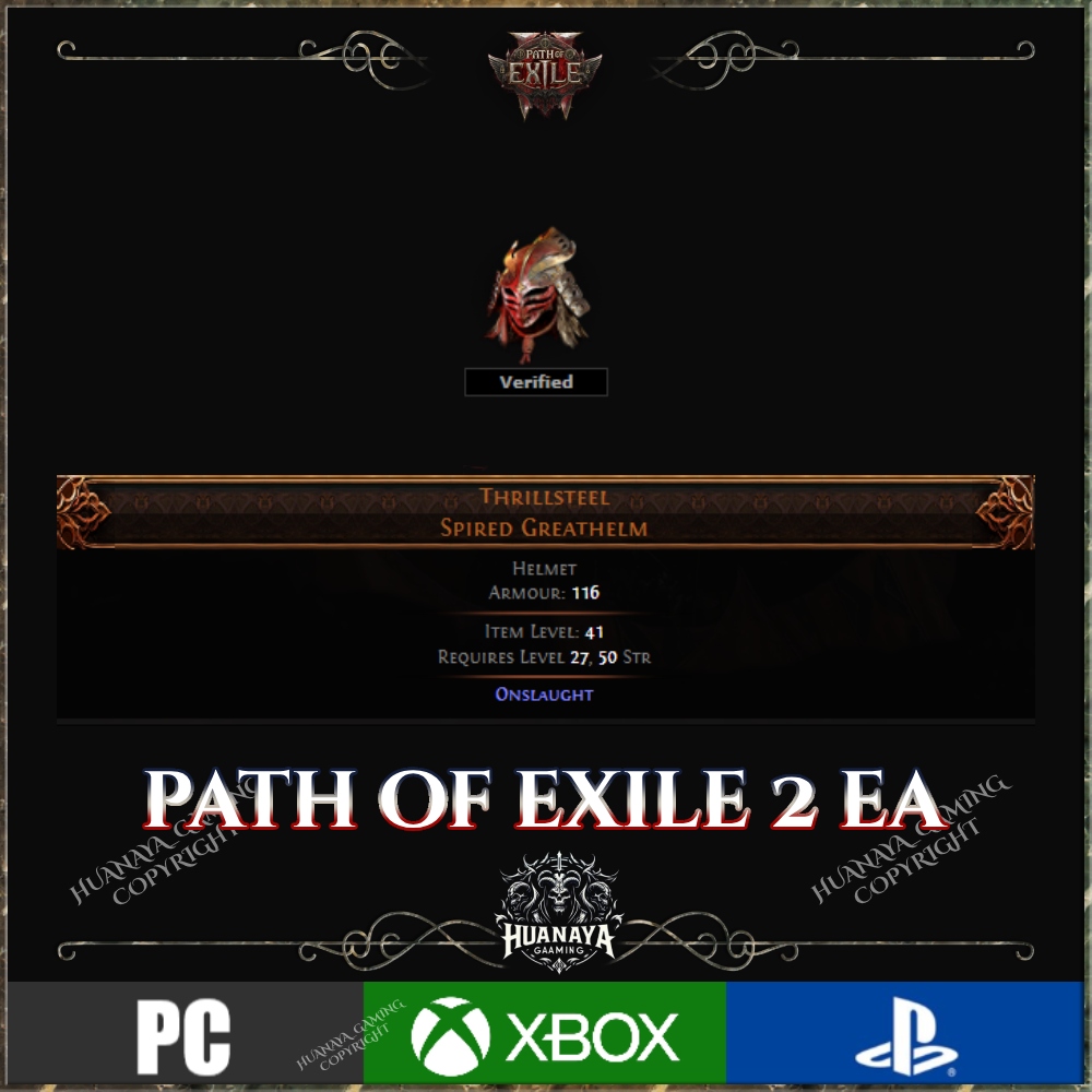 Path Of Exile 2 Thrillsteel UNIKÁT early access poe2 ea - Allegro