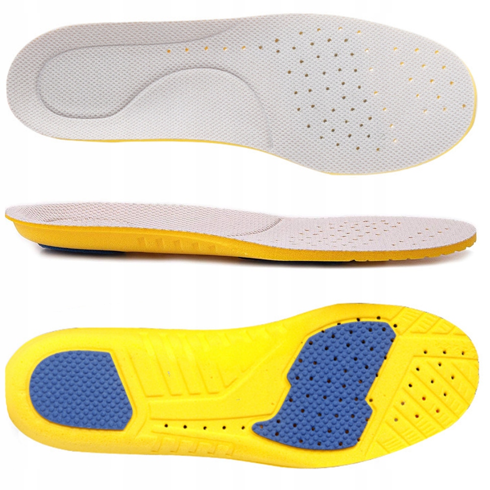 WKŁADKI DO BUTÓW ROBOCZYCH PRZECIWPOTNE LEKKIE AMORTYZUJĄCE BOLĄCE STOPY 43 (5906203998241 ...