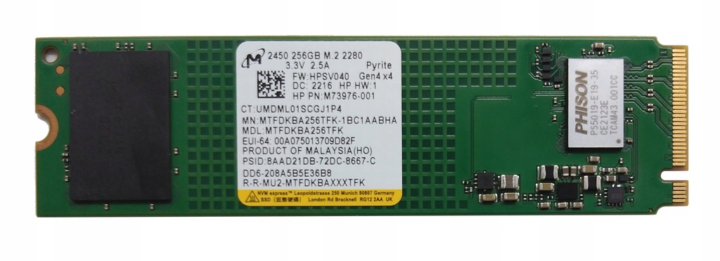 Dysk SSD Micron M.2 2450 256GB NVMe 2280 MTFDKBA256TFK - porównaj ceny ...