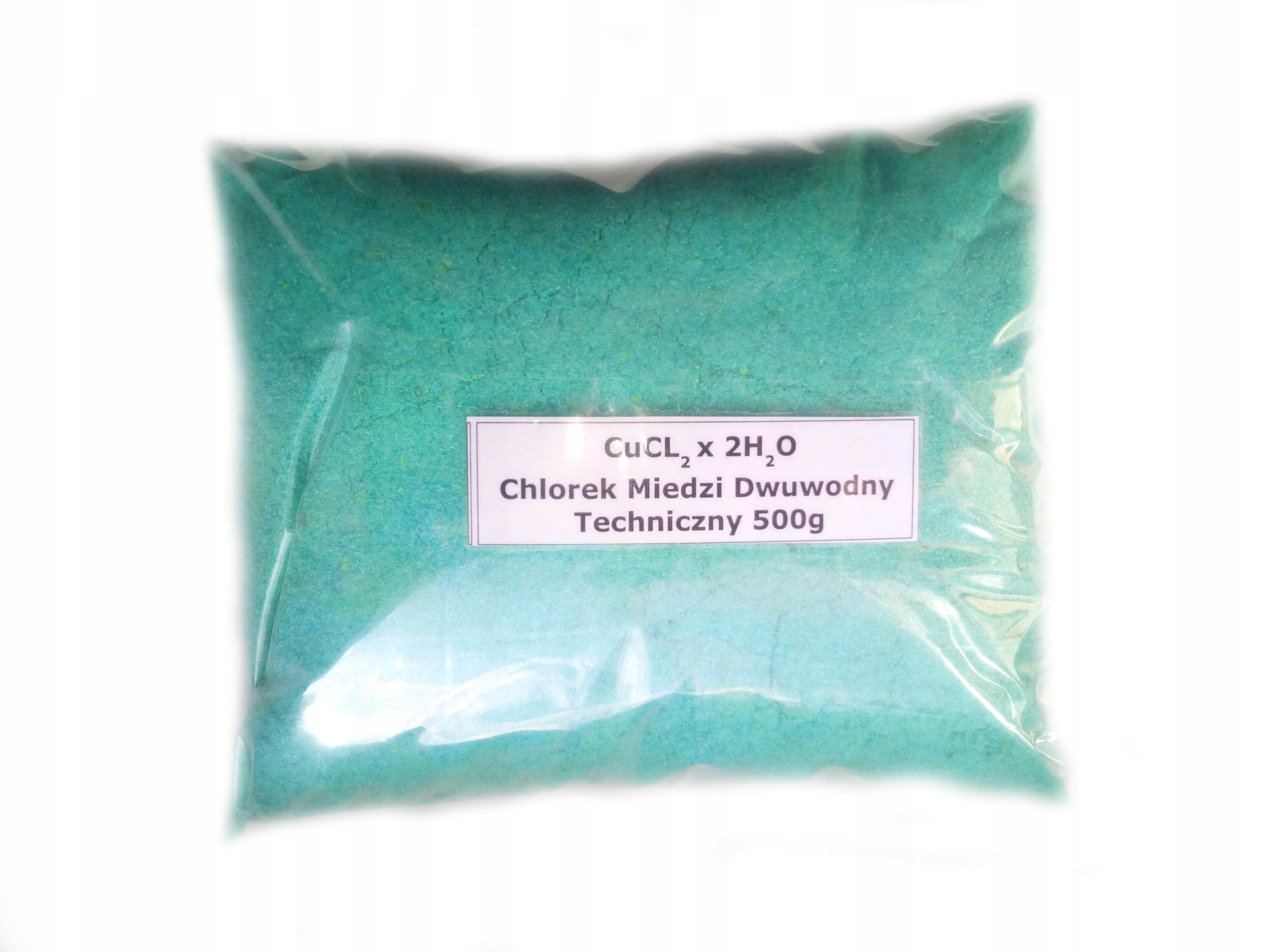 chlorek miedzi x 2H2O techniczny 1kg 16362622843 - Allegro.pl