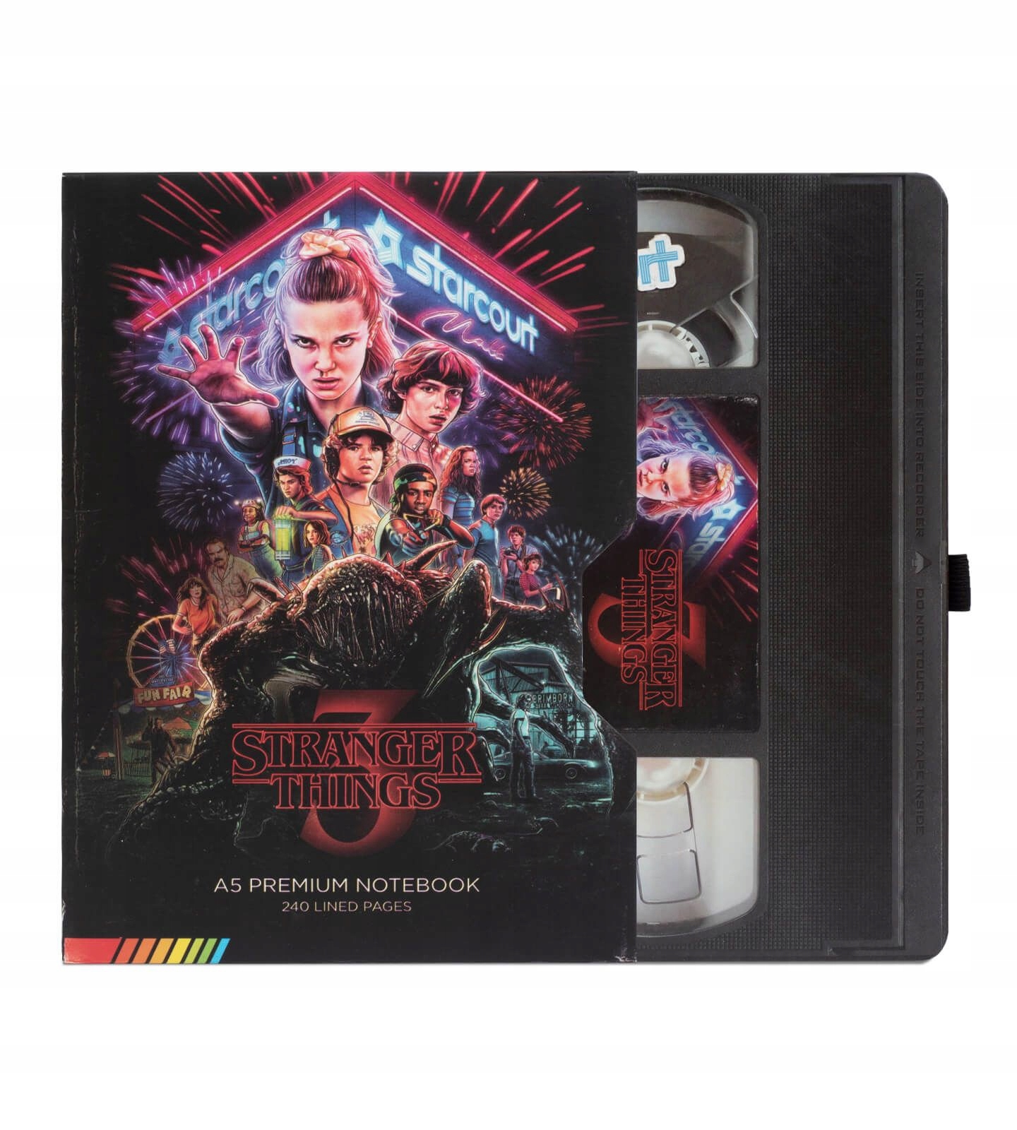 Stranger Things Notes udający kasetę VHS format A5 12786217698 - Allegro.pl