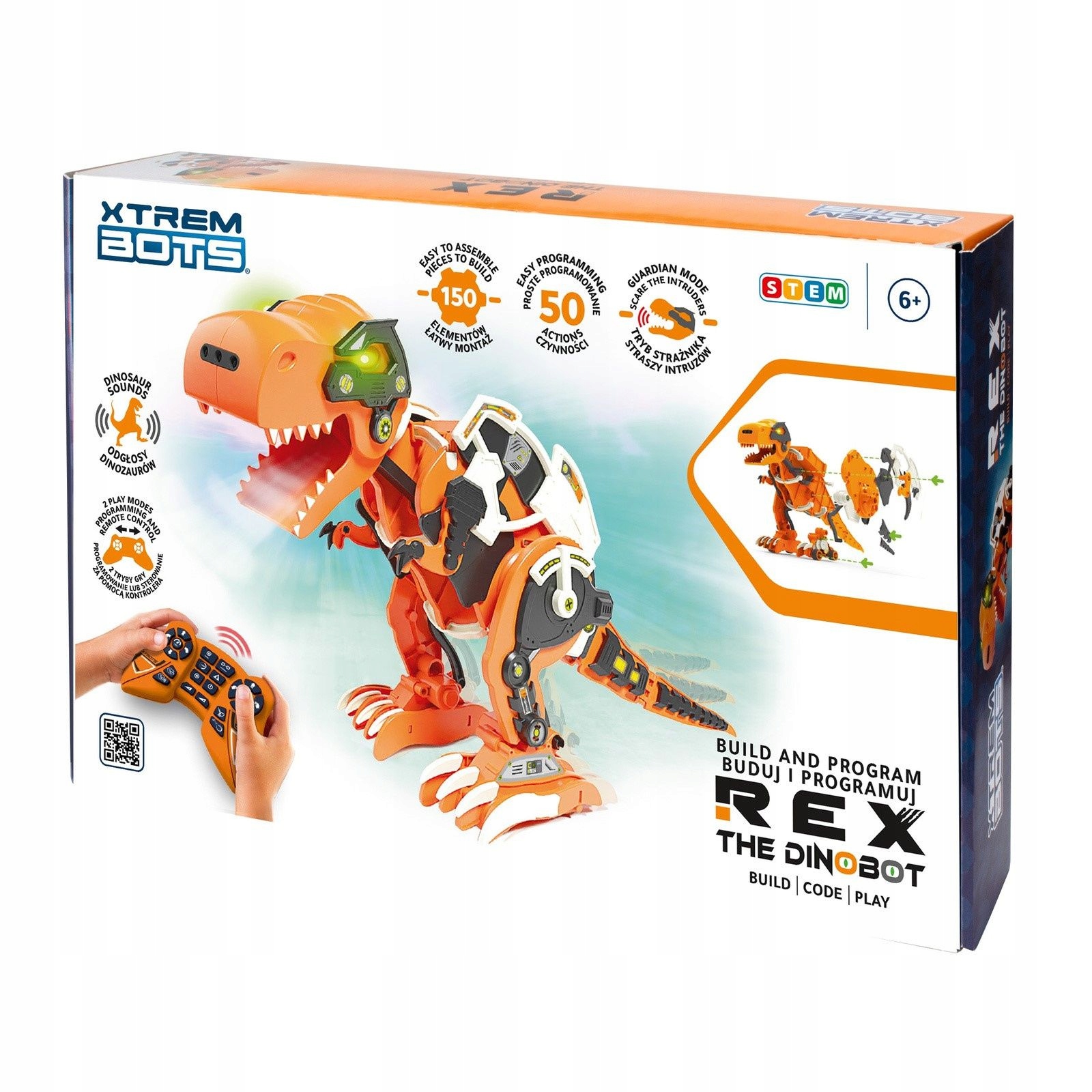 Do programowania i kodowania TM Toys Robot Rex the Dino Bot (8436598031591) • Cena, Opinie ...