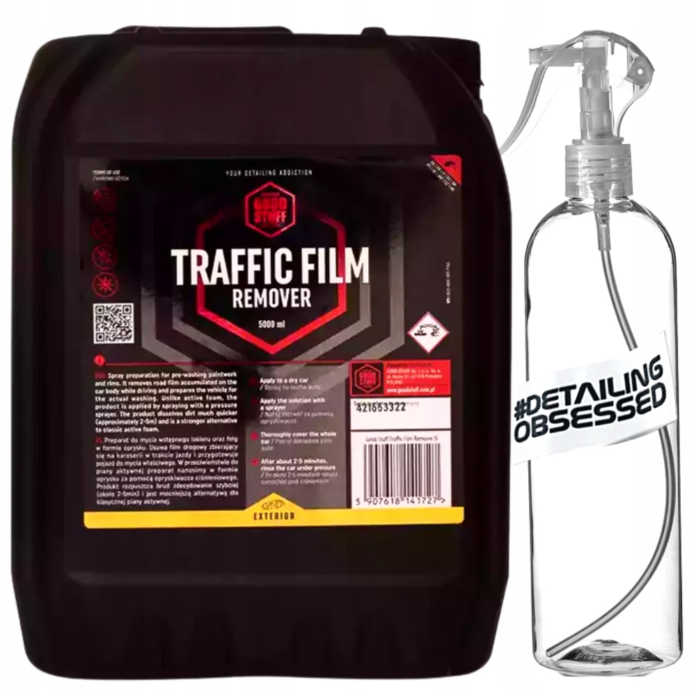Koncentrat do mycia wstępnego Good Stuff Traffic Film Remover 5 l 5904966834332 za 169.90PLN z ...