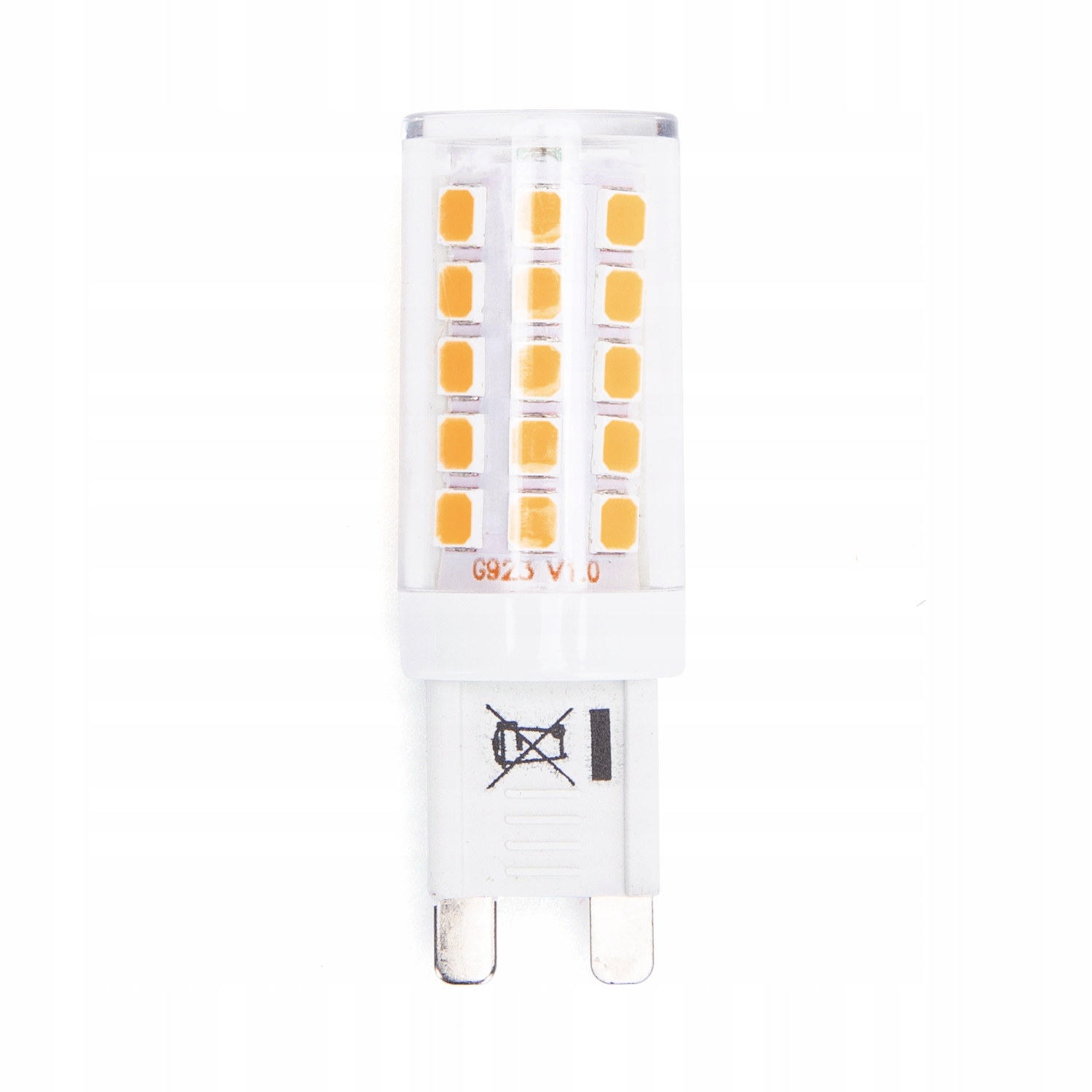 Żarówka G9 LED kapsułka 3,4W 380Lm kukurydza CORN barwa CIEPŁA biała ... Żarówka G9 LED kapsułka 3,4W 380Lm kukurydza CORN barwa CIEPŁA biała ...