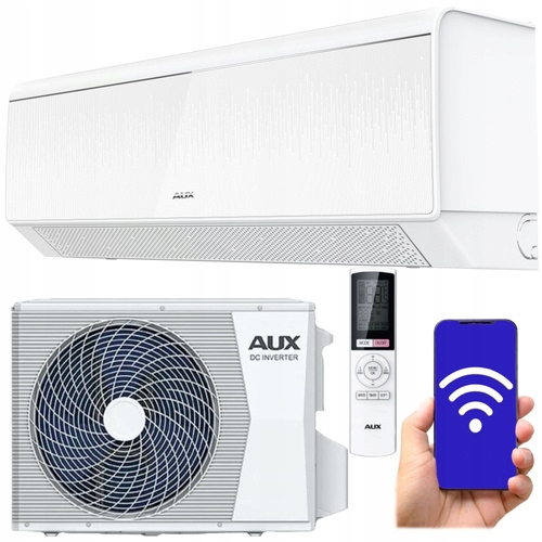 KLIMATYZATOR ŚCIENNY AUX C-SMART PREMIUM CRYSTAL 7,3 kW WiFi NAWIEW 4D • Cena, Opinie ...