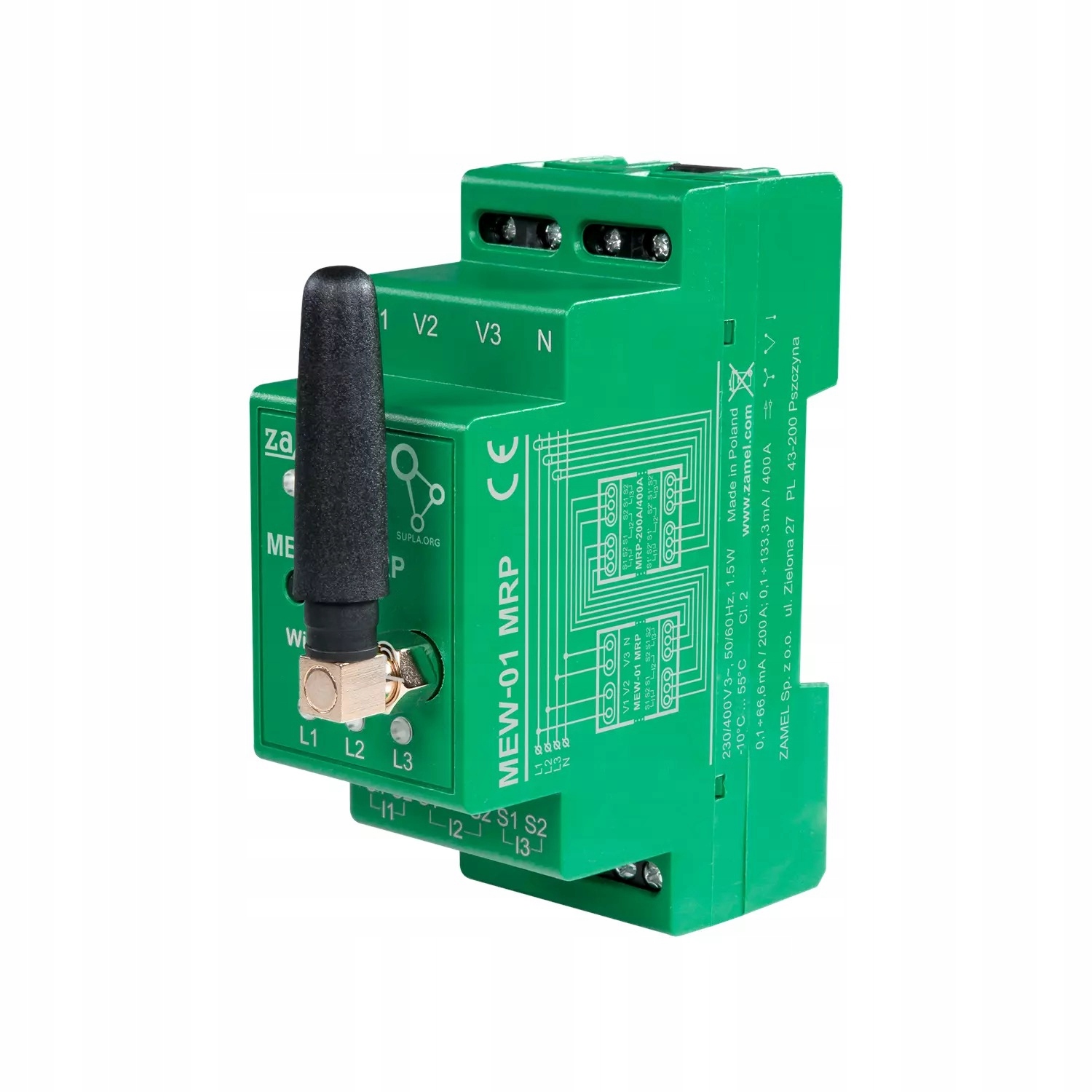 MONITOR ENERGII ELEKTRYCZNEJ WI-FI MEW-01 MRP (5903669496694) • Cena ...