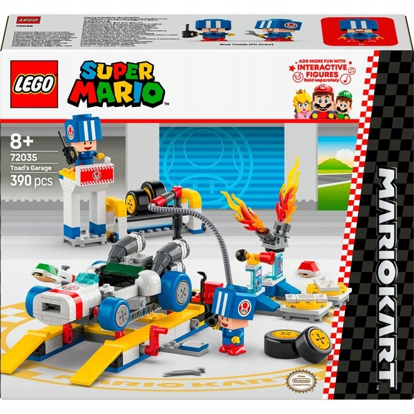 LEGO 72035 Super Mario - Mario Kart: Warsztat Toada - 72035 ...
