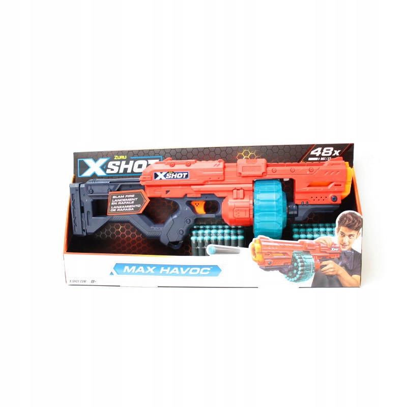Karabiner ZURU X-shot, (0193052040367) • Ár, Vélemények - Allegro