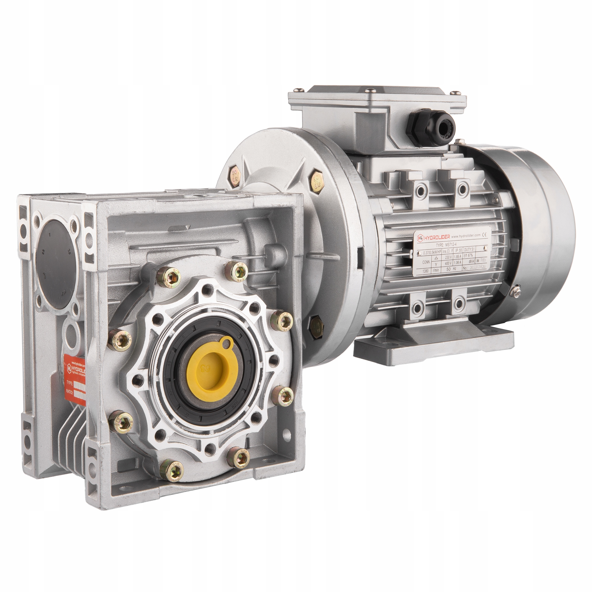 Silnik elektryczny 0,37kW przekładnia HMRV 63 1:60 NMRV MOTOVARIO. za ...