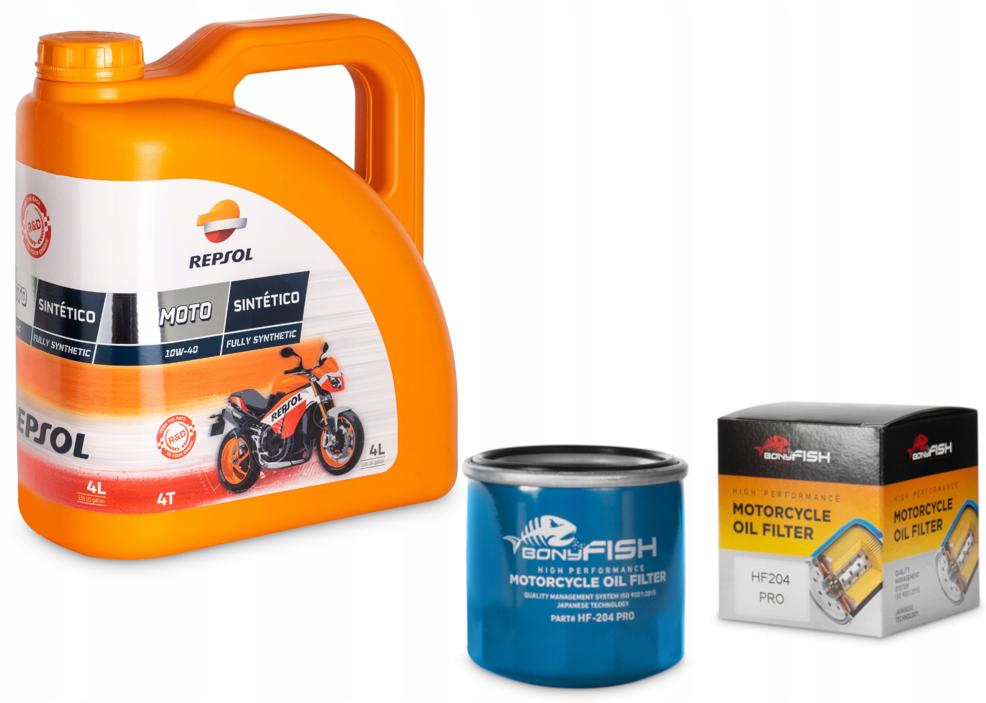 Repsol motorolaj + Olajszűrő Honda CB CBR 954 1000 RR / R modellekhez ...