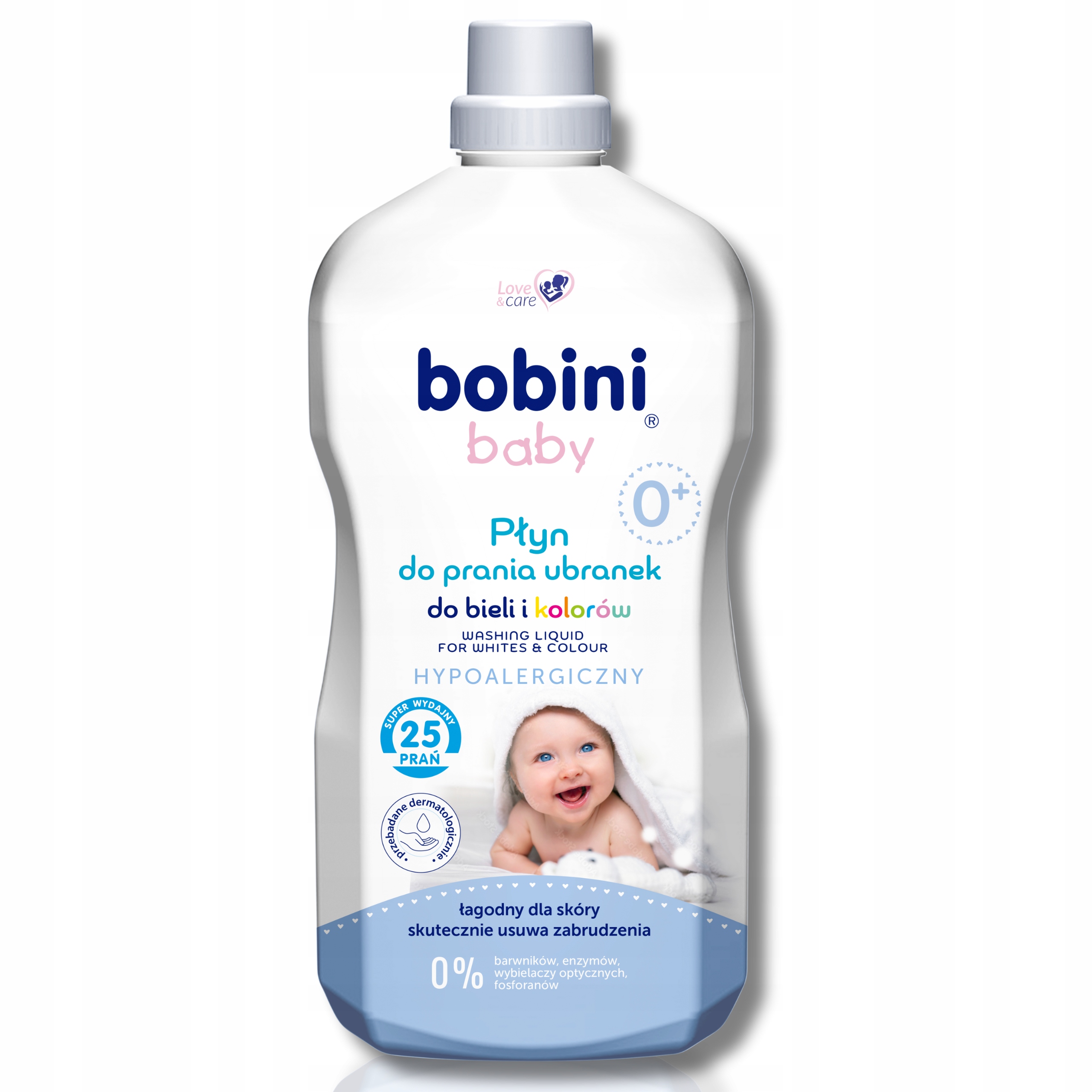 Bobini Baby Płyn do Prania dla Ubrań Dziecięcych Uniwersalny 1,8L 25 ...