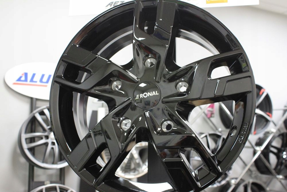 FORD TRANSIT CUSTOM RONAL R64 Czarny połysk NOWOŚĆ RONAL R64 za 2800 zł ...