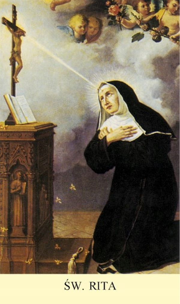 Obrazek św. Rita. Modlitwa: św. Rito,... • Cena, Opinie • Obrazki i ...
