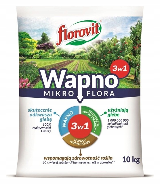 FLOROVIT MIKROFLORA wapno granulowane 10 kg (5900498019742) • Cena, Opinie • Nawozy 13305973925 ...