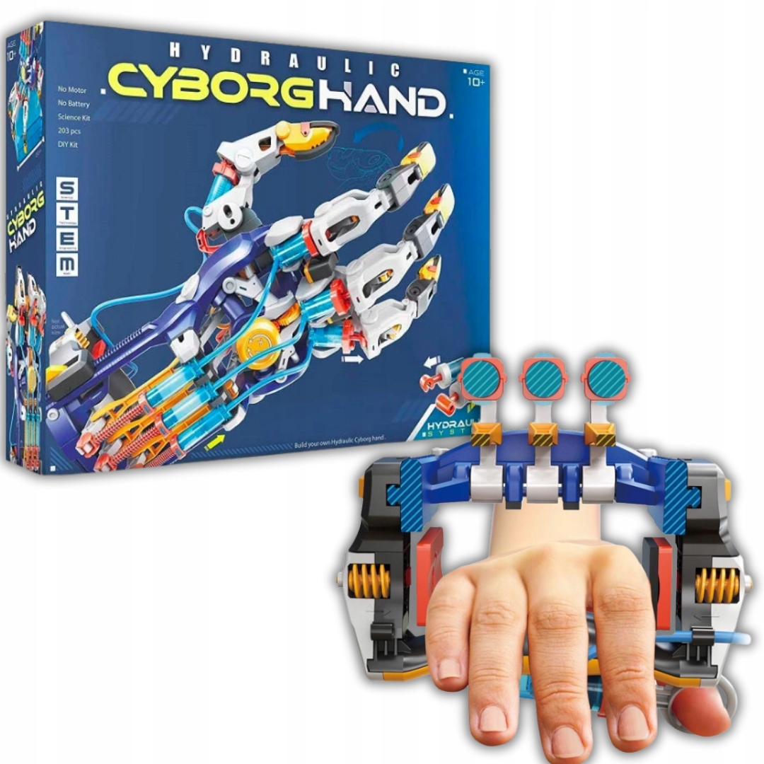 Zabawka edukacyjna MGA hydrauliczna ręka cyborga 203 części 10 ...