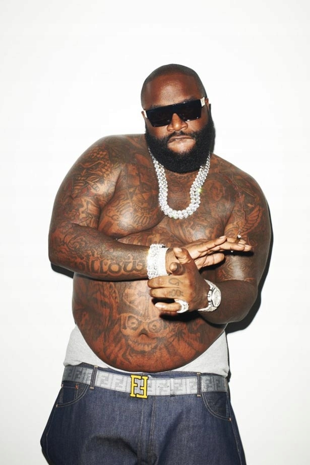 Vasalható thermo alkalmazás matrica Amerikai rapper Rick Ross 1 za 1010 ...