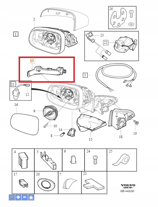 Kierunkowskaz Volvo OE 31402415 • Cena, Opinie - Allegro