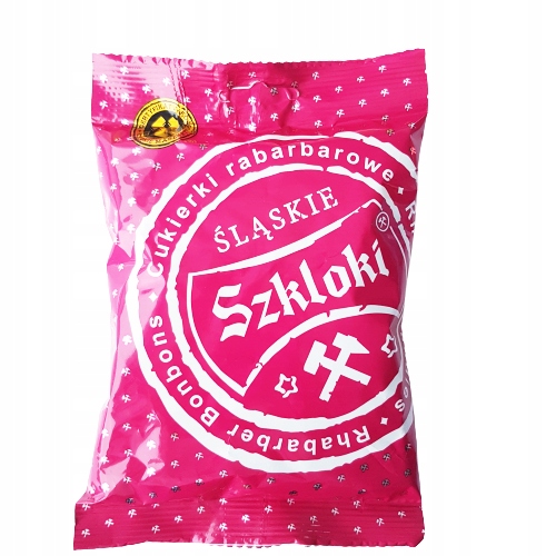 Śląskie Cukierki Szkloki Rabarbarowe 80g 11613827539 - Allegro.pl