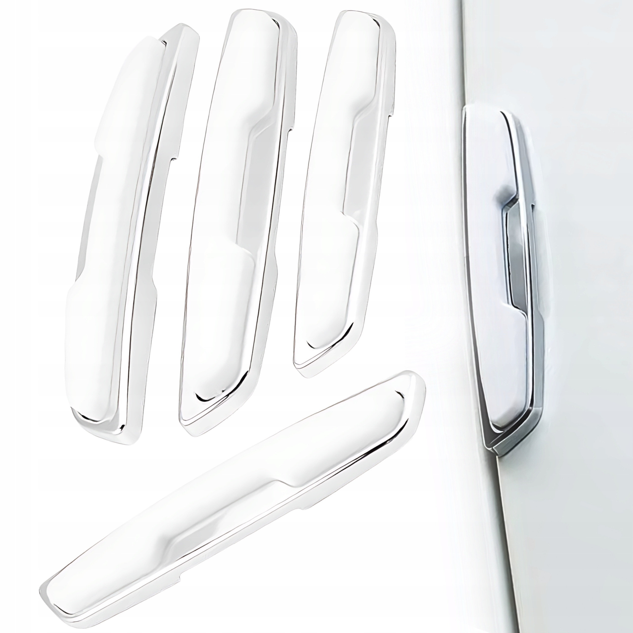 Autóajtó ütközők Védőcsíkok Ütközők GUMI ABS 4 db, (5906555629503) • Ár ...