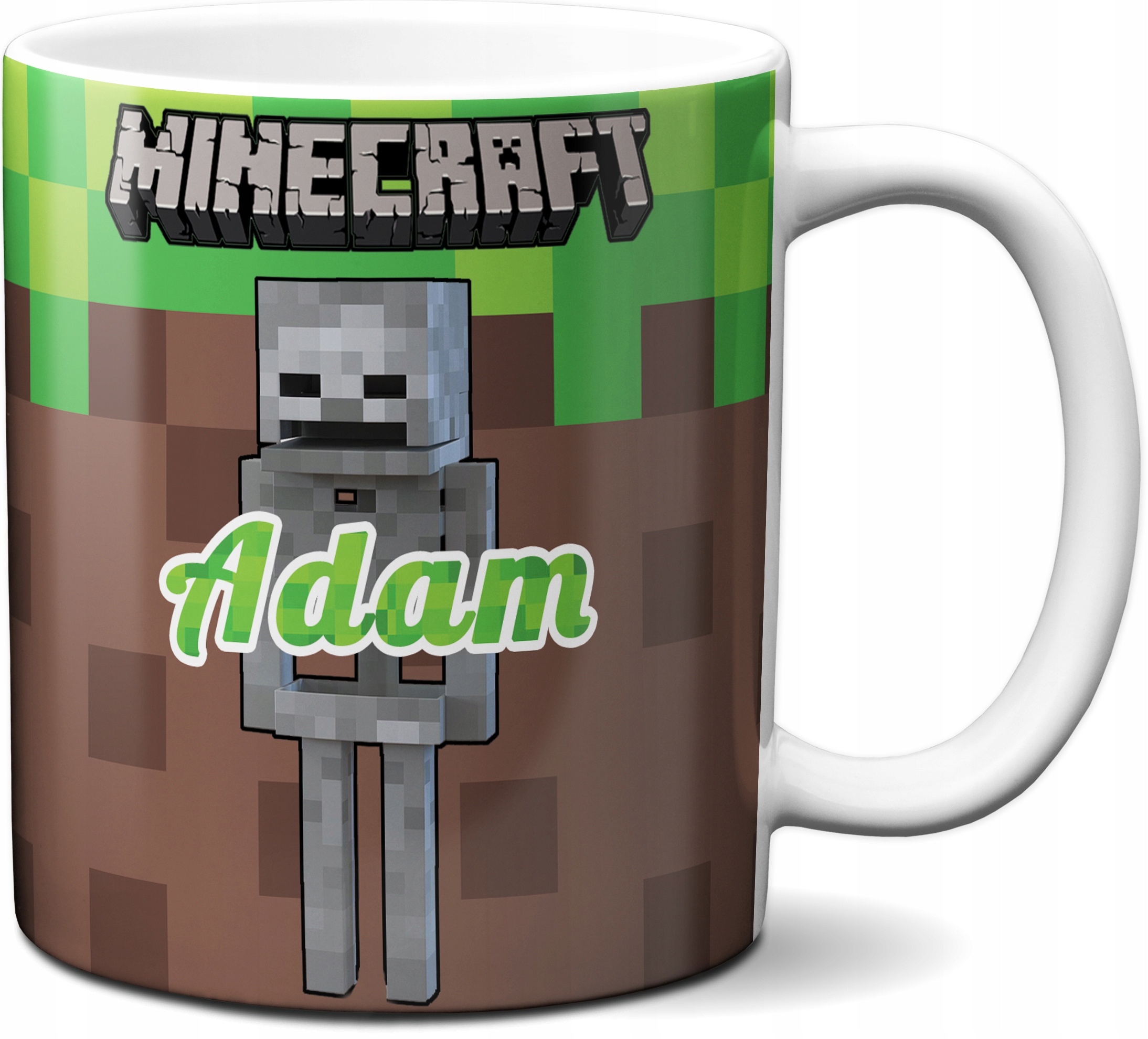 KUBEK MINECRAFT DLA DZIECKA PREZENT UPOMINEK+IMIĘ (GFHGFBV56GD7234302 ...