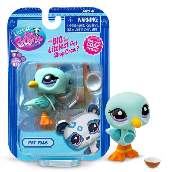 LPS LITTLEST PET SHOP G7 seria 2 FIGURKA NIESPODZIANKA mewa #78 ...